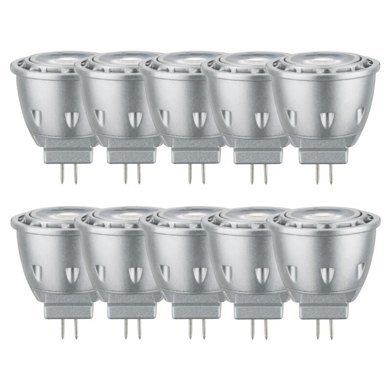 10 X Paulmann Led Special Reflektor 2 5w Gu4 12v Ice Blue 30°