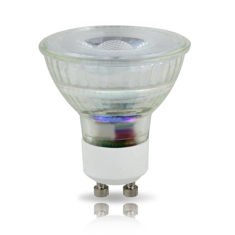 Led Premium Glas Reflektor Gu10 5w 50w 350lm Warmweiß 2700k 38° Dim