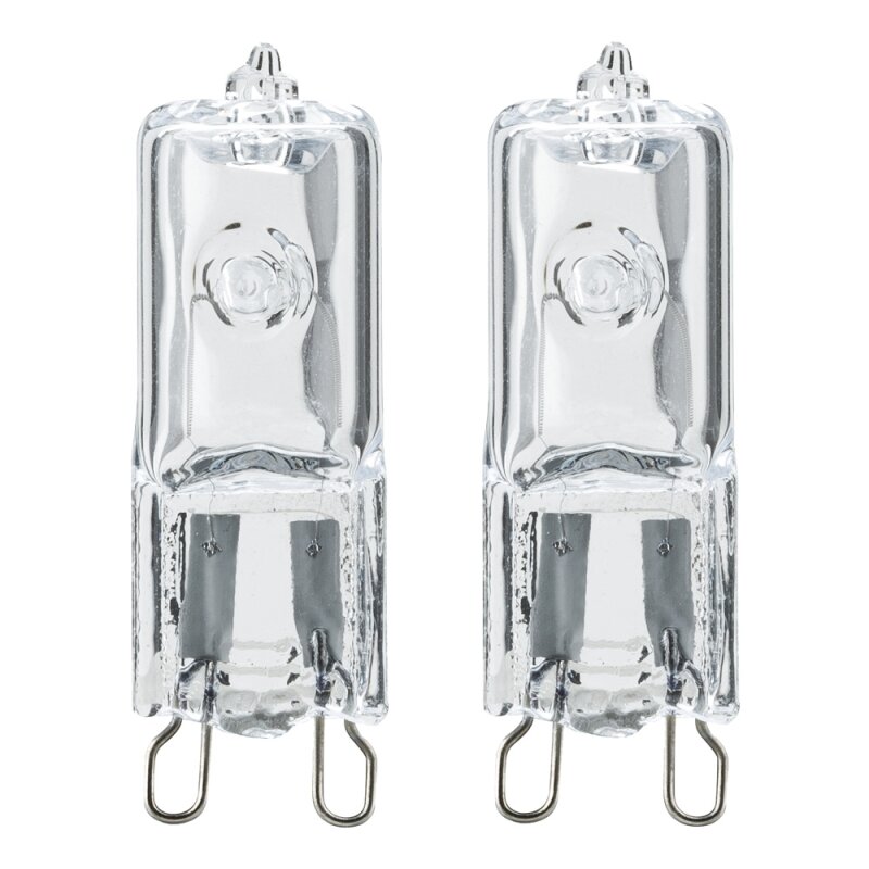 2 x Paulmann Eco Halogen Leuchtmittel Halo+ Stiftsockel 20W G9 klar 2 2 x Paulmann Eco Halogen Leuchtmittel Halo+ Stiftsockel 20W G9 klar 2