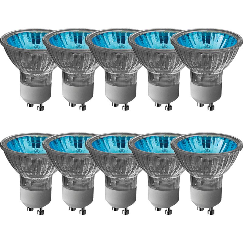 10 X Paulmann Halogen Reflektor True Colour 50w Gu10 35° Blau