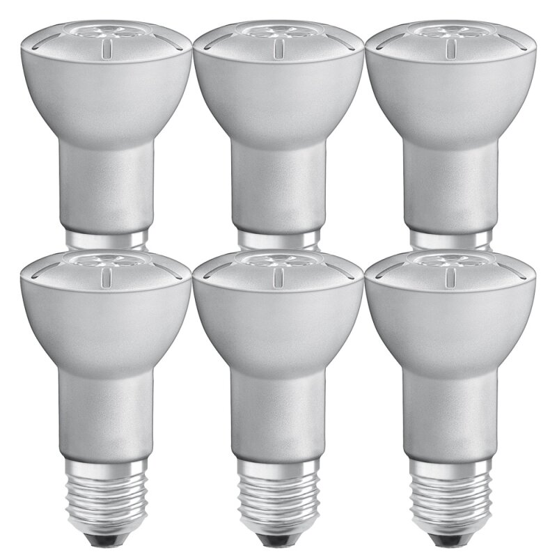 6 x Osram LED Star Leuchtmittel Reflektor R50 3,9W = 50W E27 kaltweiß 6 x Osram LED Star Leuchtmittel Reflektor R50 3,9W = 50W E27 kaltweiß