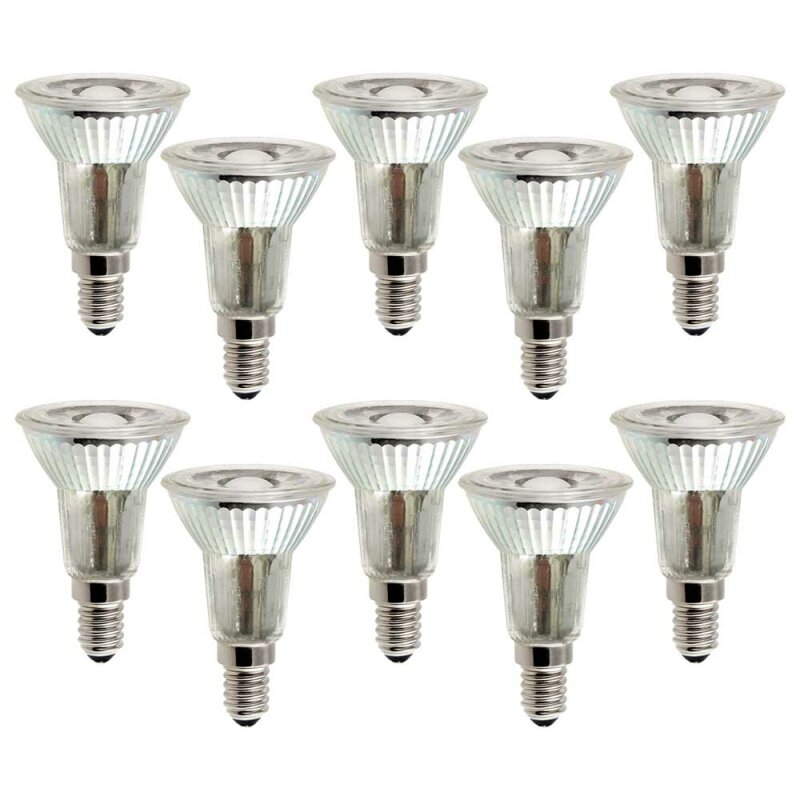 10 X Led Leuchtmittel Glas Reflektor Par16 5w 40w E14 350lm Jdr War