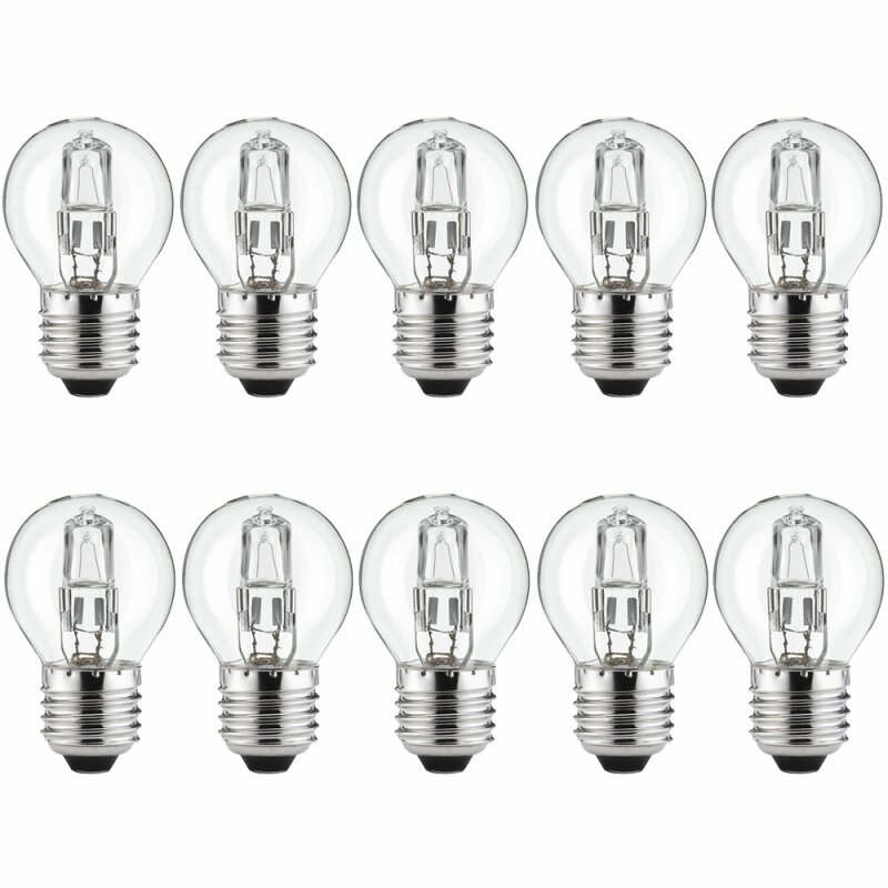 10 x Paulmann Eco Halogen Tropfen 28W fast 40W E27 klar warmweiß dimm 10 x Paulmann Eco Halogen Tropfen 28W fast 40W E27 klar warmweiß dimm