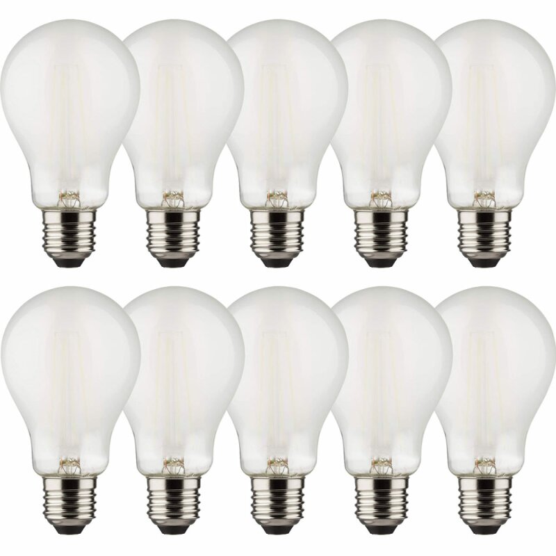 10 X Müller Licht Led Filament Leuchtmittel Birnenform A60 5w 48w E