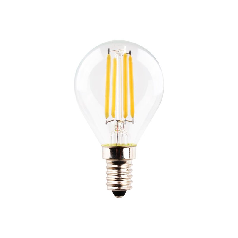 Müller Licht Led Filament Leuchtmittel P45 Tropfen 4w 40w E14 Klar