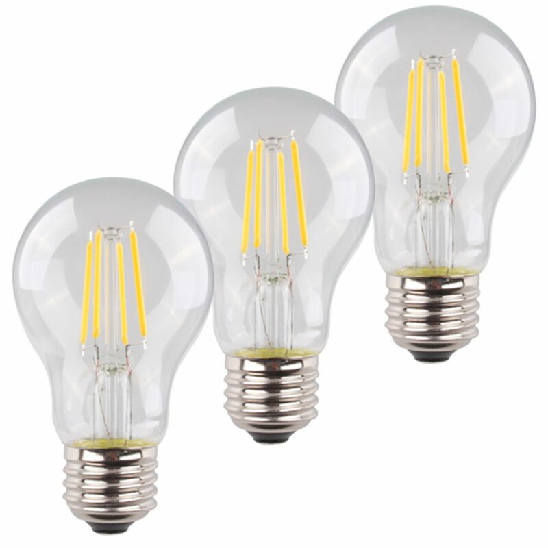 3 x Müller-Licht LED Filament Retro Leuchtmittel Birnenform 4W = 40W 3 x Müller-Licht LED Filament Retro Leuchtmittel Birnenform 4W = 40W