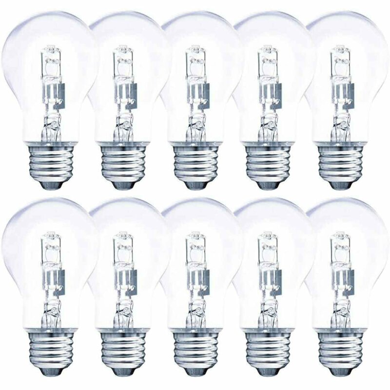 10 x Müller-Licht Halogen Leuchtmittel Birnenform A55 30W = 37W E27 k 10 x Müller-Licht Halogen Leuchtmittel Birnenform A55 30W = 37W E27 k