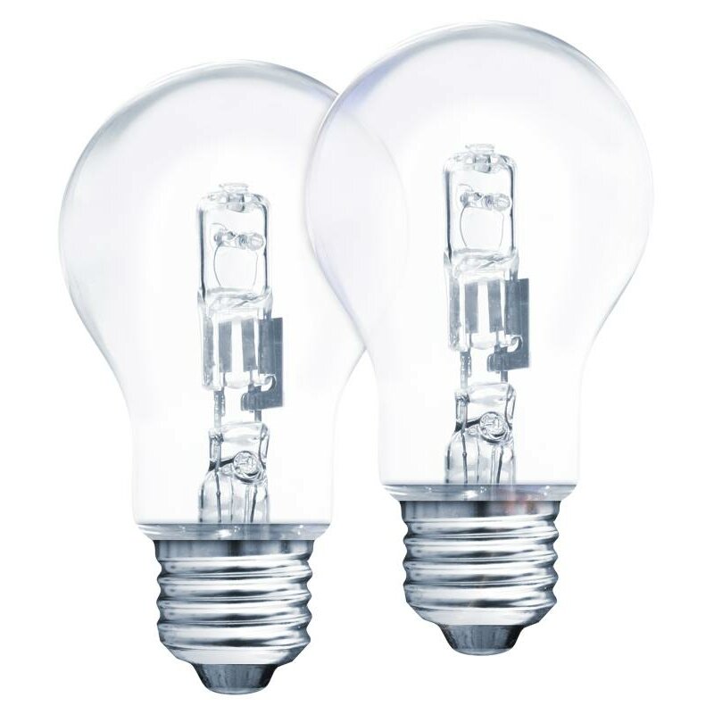 2 x Müller-Licht Halogen Leuchtmittel Birnenform A55 57W ~ 75W E27 kl 2 x Müller-Licht Halogen Leuchtmittel Birnenform A55 57W ~ 75W E27 kl