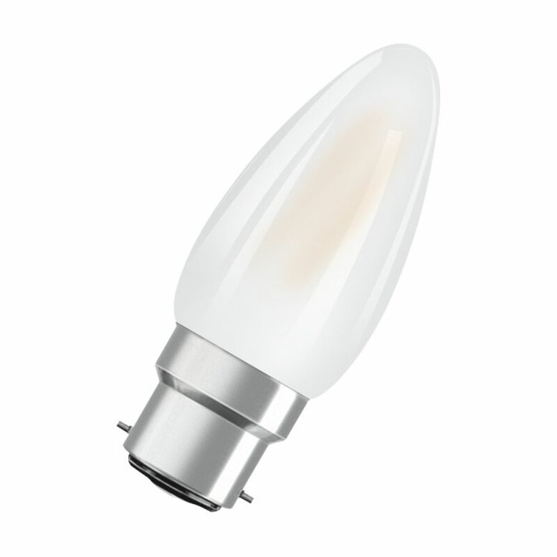 Osram LED Filament Leuchtmittel Parathom Kerzenform 4,5W = 40W B22d m Osram LED Filament Leuchtmittel Parathom Kerzenform 4,5W = 40W B22d m