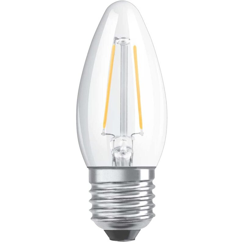 Osram LED Filament Leuchtmittel Kerzenform 4W = 40W E27 klar 470lm wa Osram LED Filament Leuchtmittel Kerzenform 4W = 40W E27 klar 470lm wa
