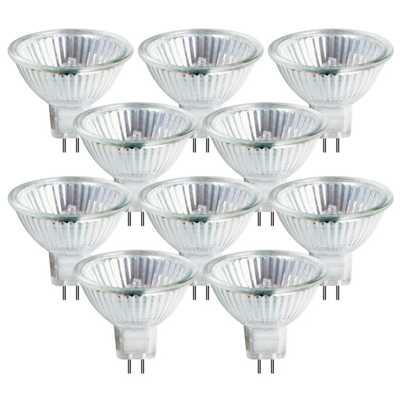 10 x Halogen Leuchtmittel Reflektor MR16 20W GU5,3 12V longlife 4000h 10 x Halogen Leuchtmittel Reflektor MR16 20W GU5,3 12V longlife 4000h