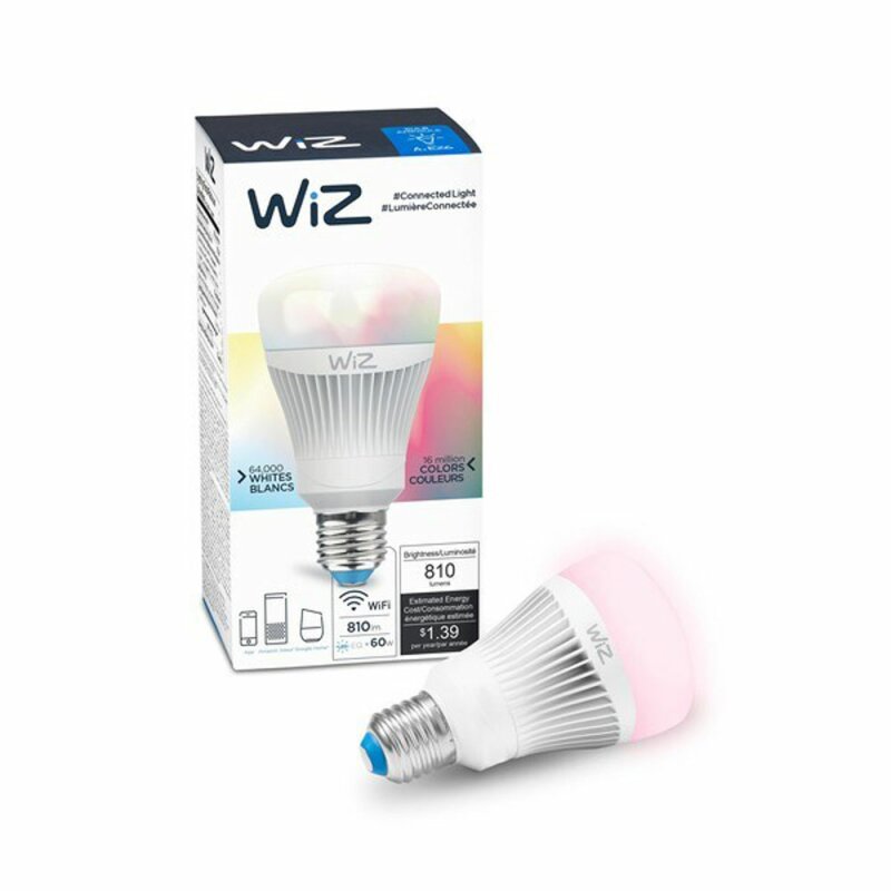 WiZ Smart LED Leuchtmittel Birnenform 11,5W = 60W E27 matt 806lm RGBW WiZ Smart LED Leuchtmittel Birnenform 11,5W = 60W E27 matt 806lm RGBW