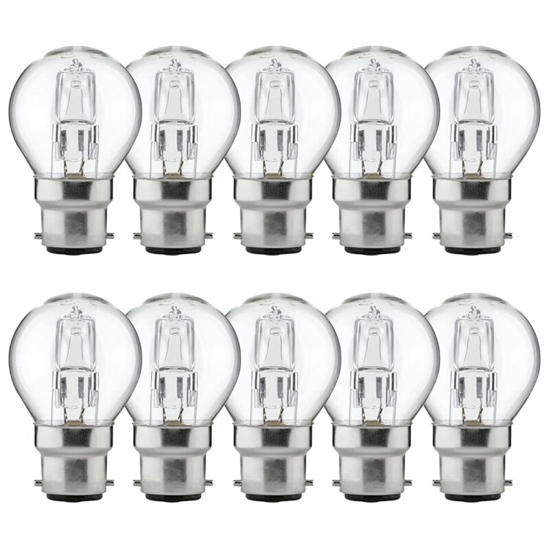 10 x Luminizer Eco Halogen Leuchtmittel Birnenform A55 18W = 21W B22 10 x Luminizer Eco Halogen Leuchtmittel Birnenform A55 18W = 21W B22