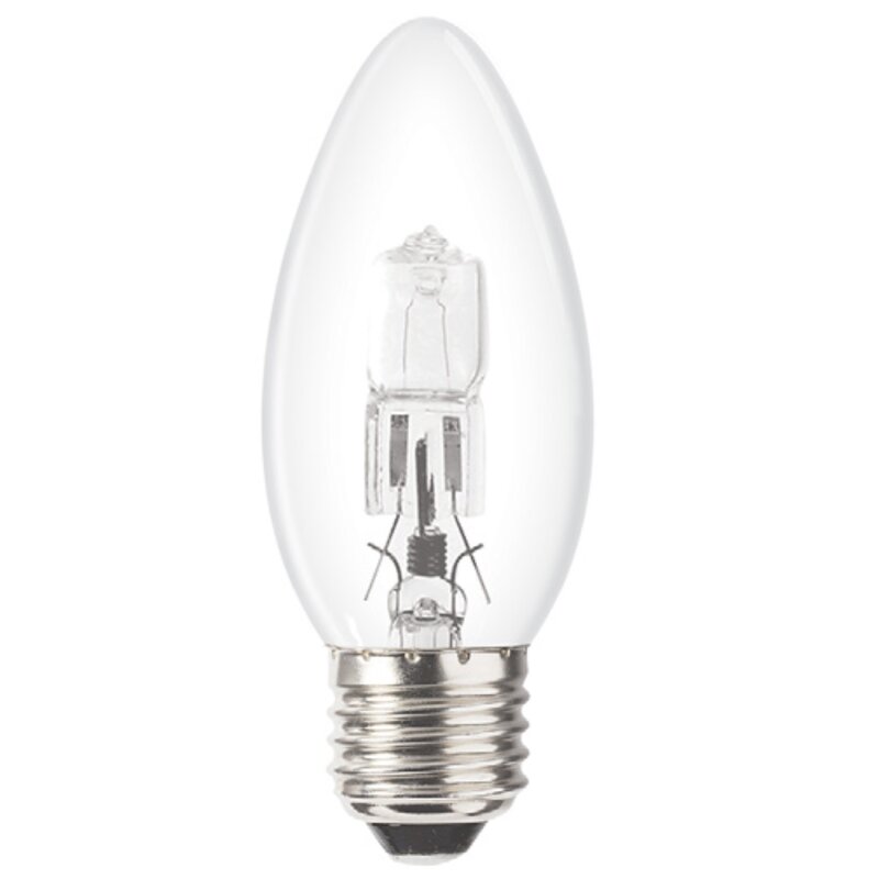 Luminizer Eco Halogen C35 Kerze 28W = 34W E27 klar 370lm dimmbar warm Luminizer Eco Halogen C35 Kerze 28W = 34W E27 klar 370lm dimmbar warm