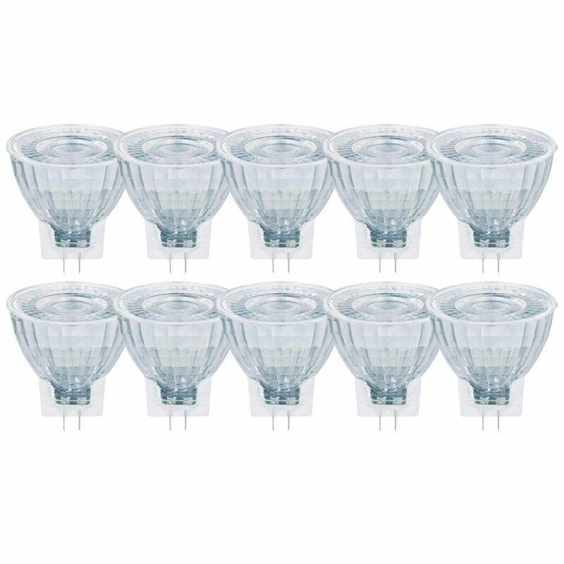 10 X Osram Led Leuchtmittel Mr11 Glas Reflektor 4 5w 35w Gu4 12v 34