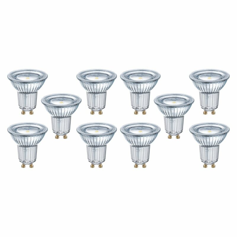 10 x Osram LED Leuchtmittel Parathom Glas Reflektor 6,9W = 80W GU10 5 10 x Osram LED Leuchtmittel Parathom Glas Reflektor 6,9W = 80W GU10 5